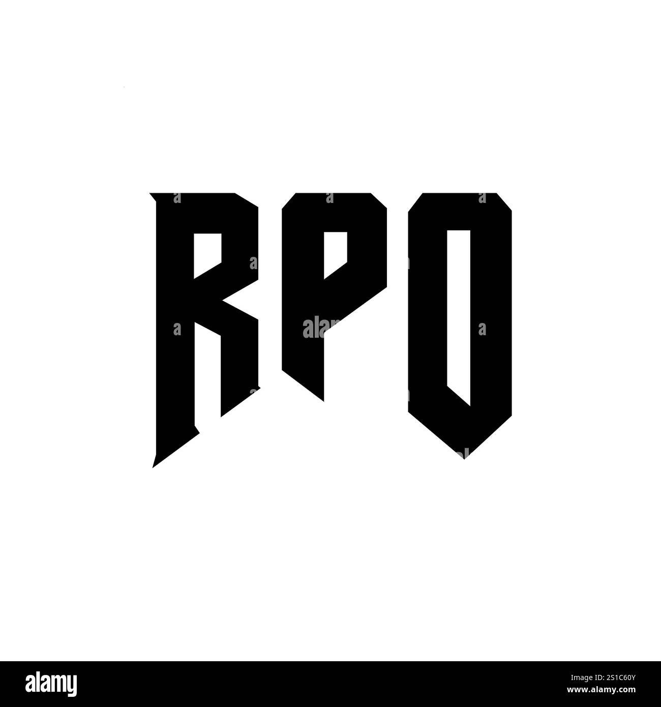 Rpo logo design Stock Vector Images - Alamy