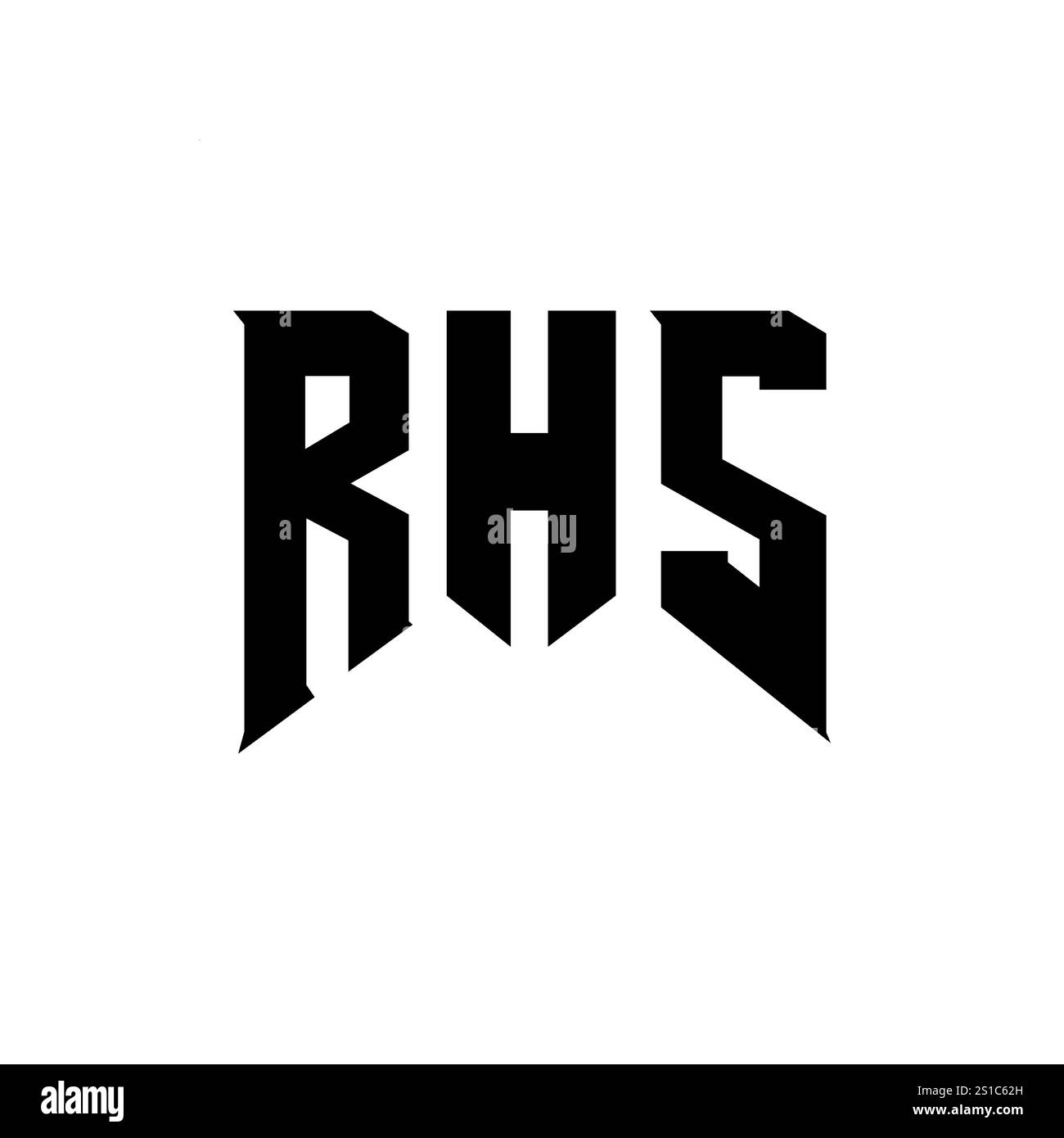 Rhs logo design Stock Vector Images - Alamy