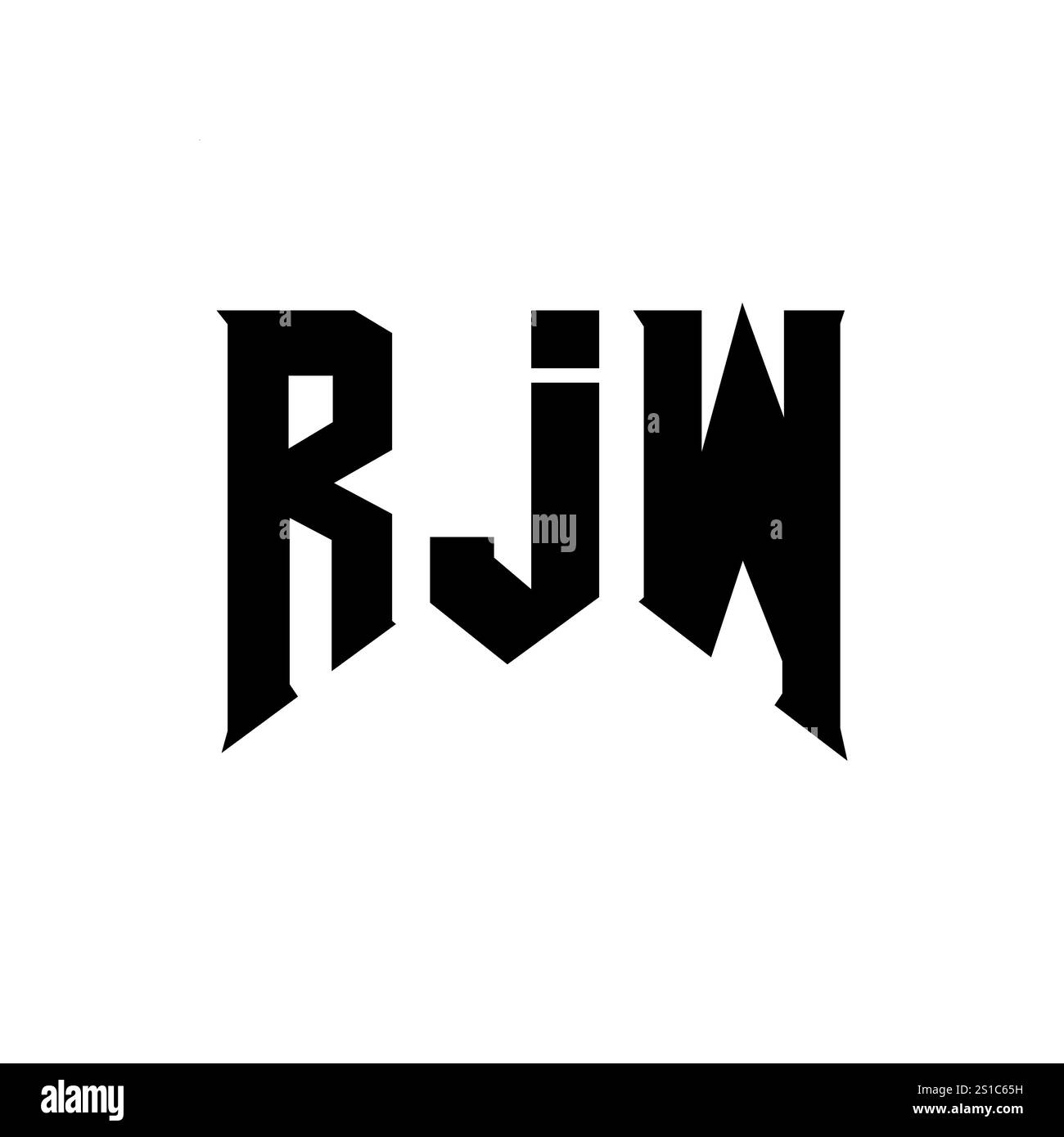 Rjw logo design hi-res stock photography and images - Alamy