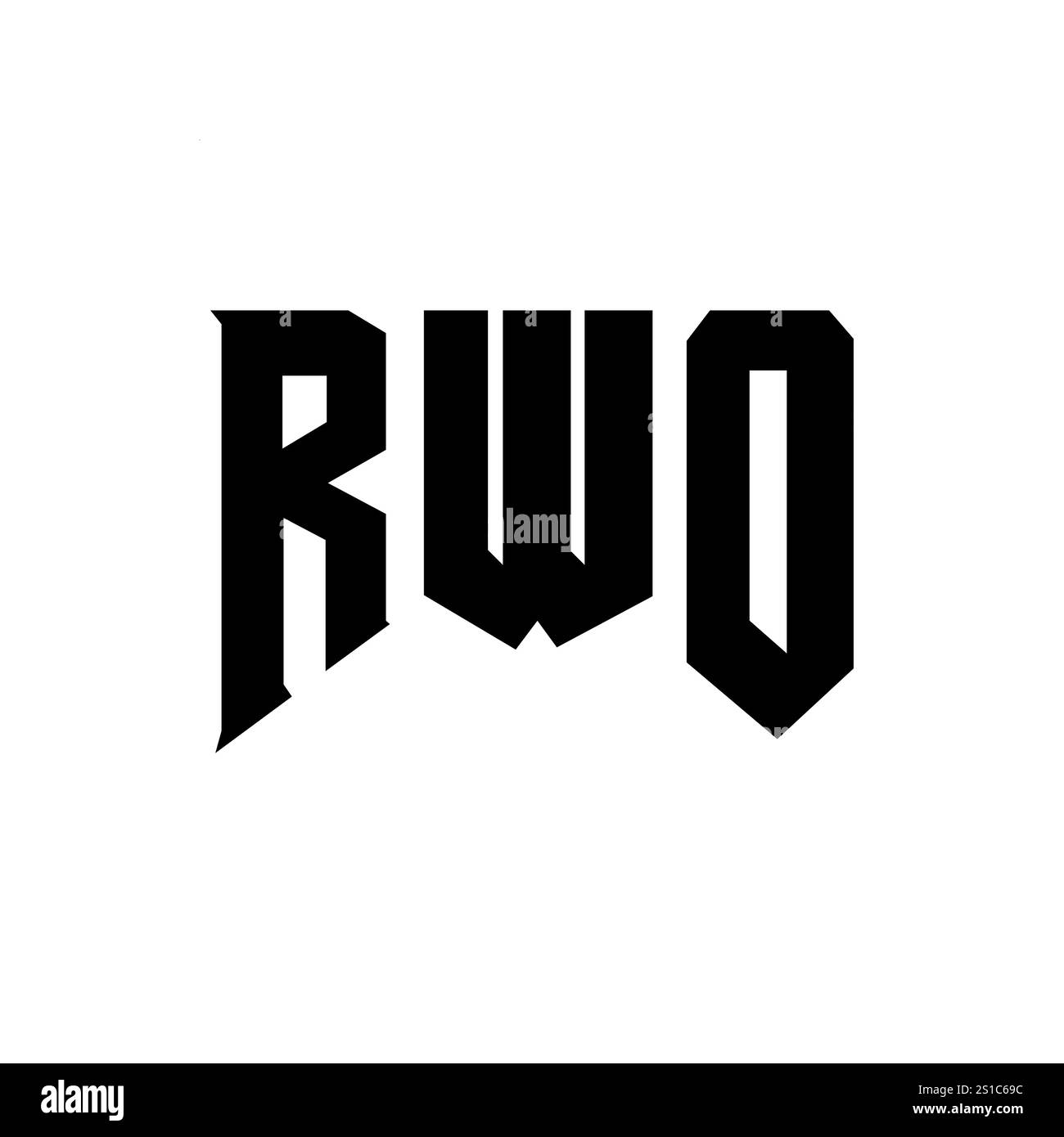 Rwo logo design hi-res stock photography and images - Alamy