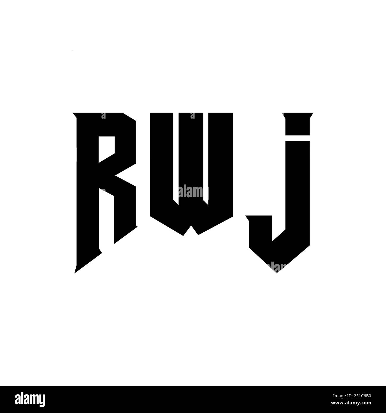 Rwj business company logo Stock Vector Images - Alamy