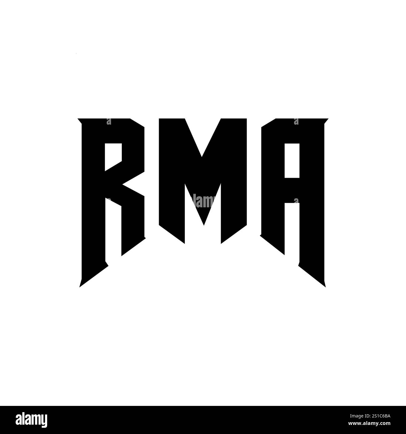RMA letter logo design for technology company. RMA logo design black ...