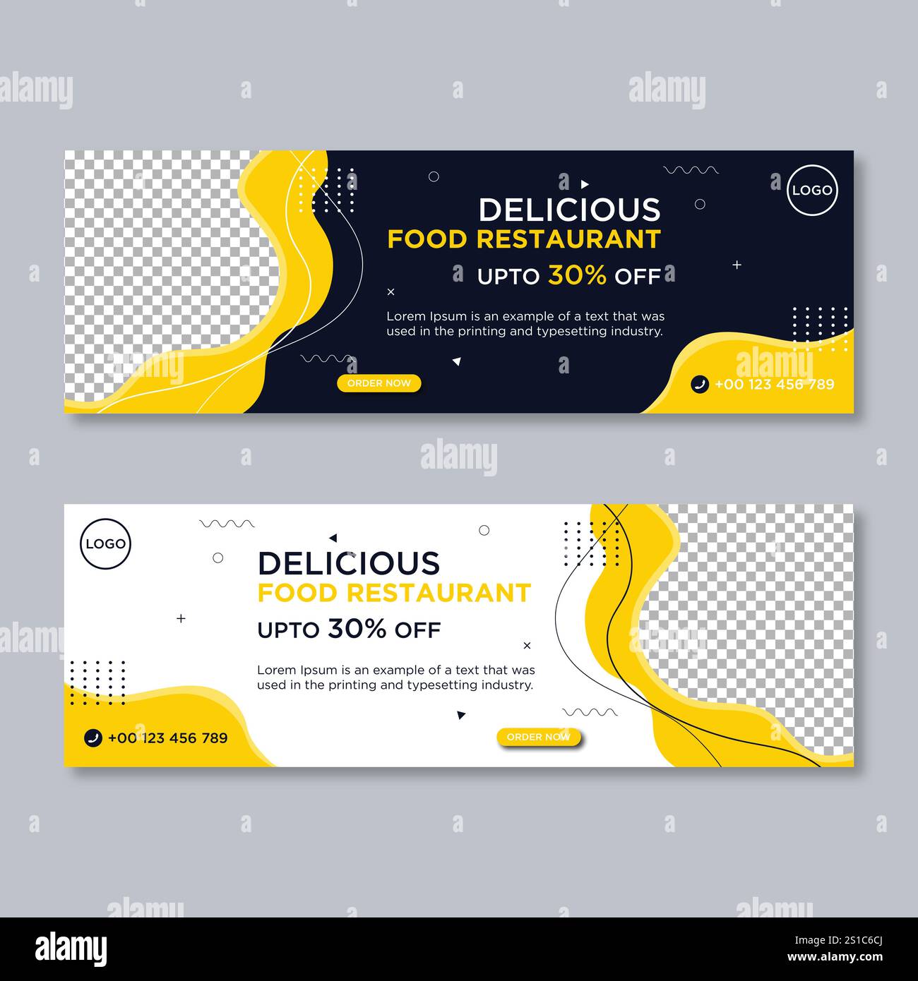Food menu banner social media post. Editable social media templates for ...