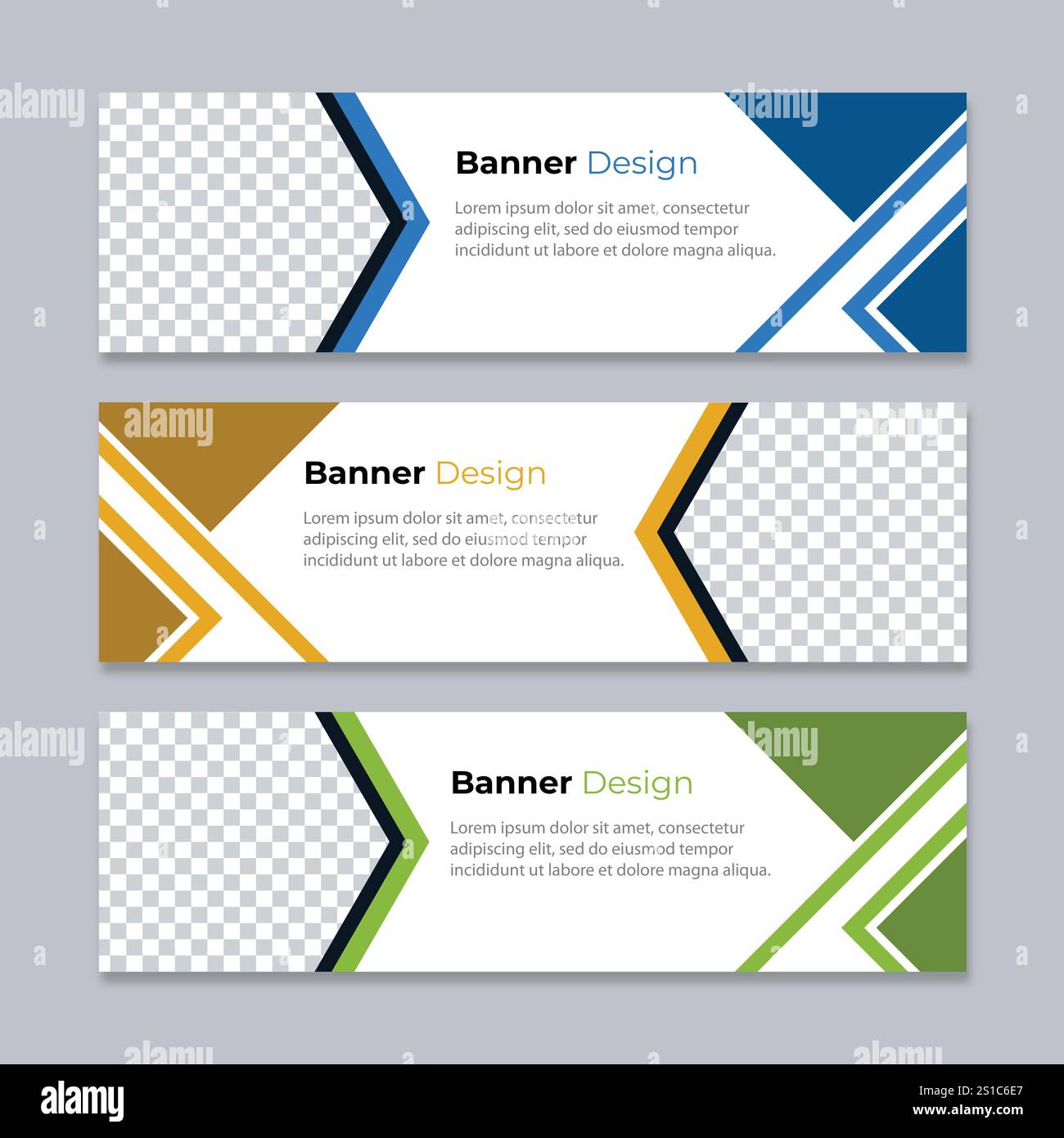 Vector Abstract banner modern web template - Vector Stock Vector Image ...