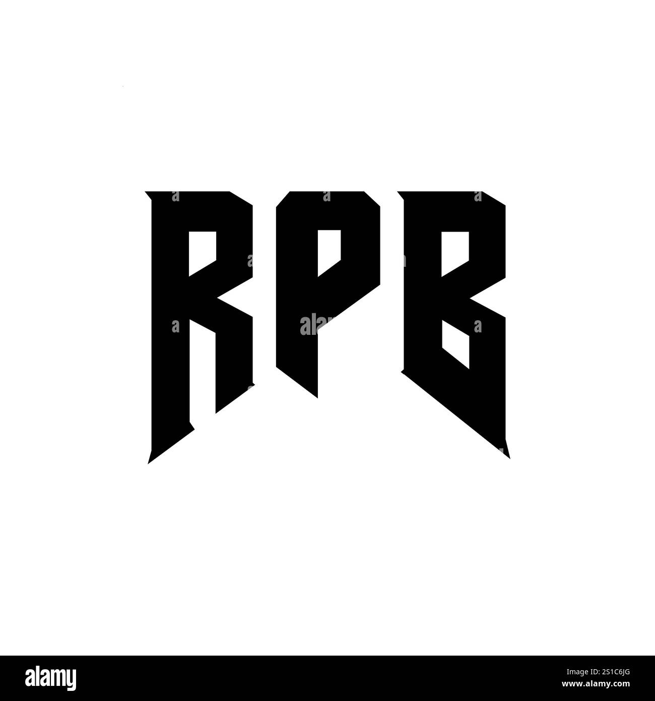 RPB letter logo design for technology company. RPB logo design black ...