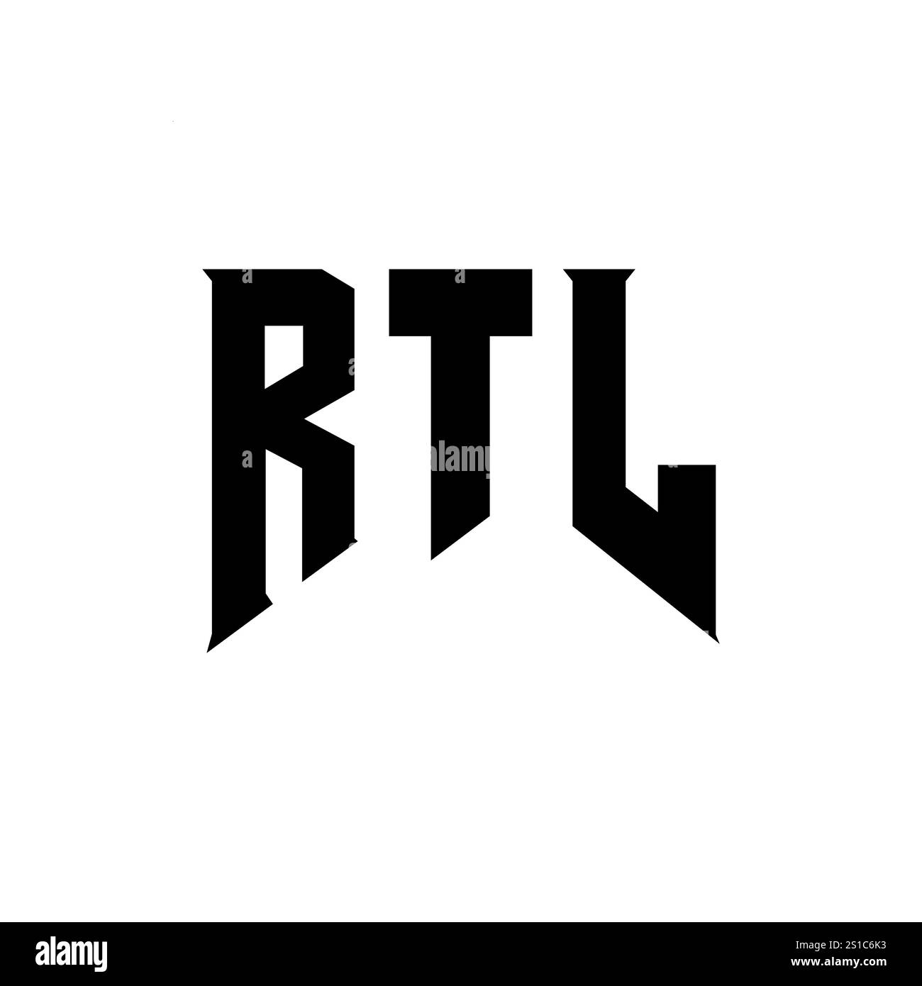 RTL letter logo design for technology company. RTL logo design black ...