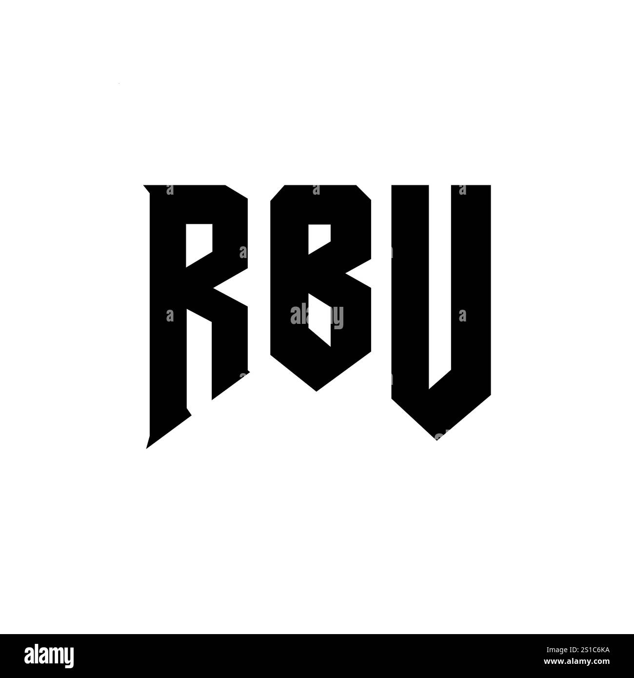 RBU letter logo design for technology company. RBU logo design black ...