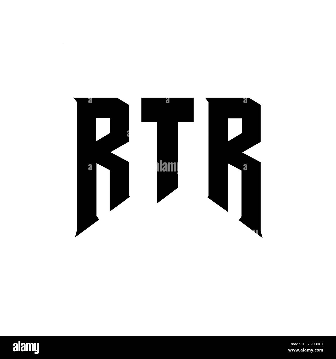 RTR letter logo design for technology company. RTR logo design black ...