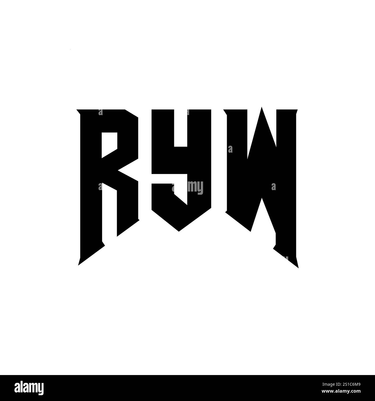 Ryw logo design hi-res stock photography and images - Alamy