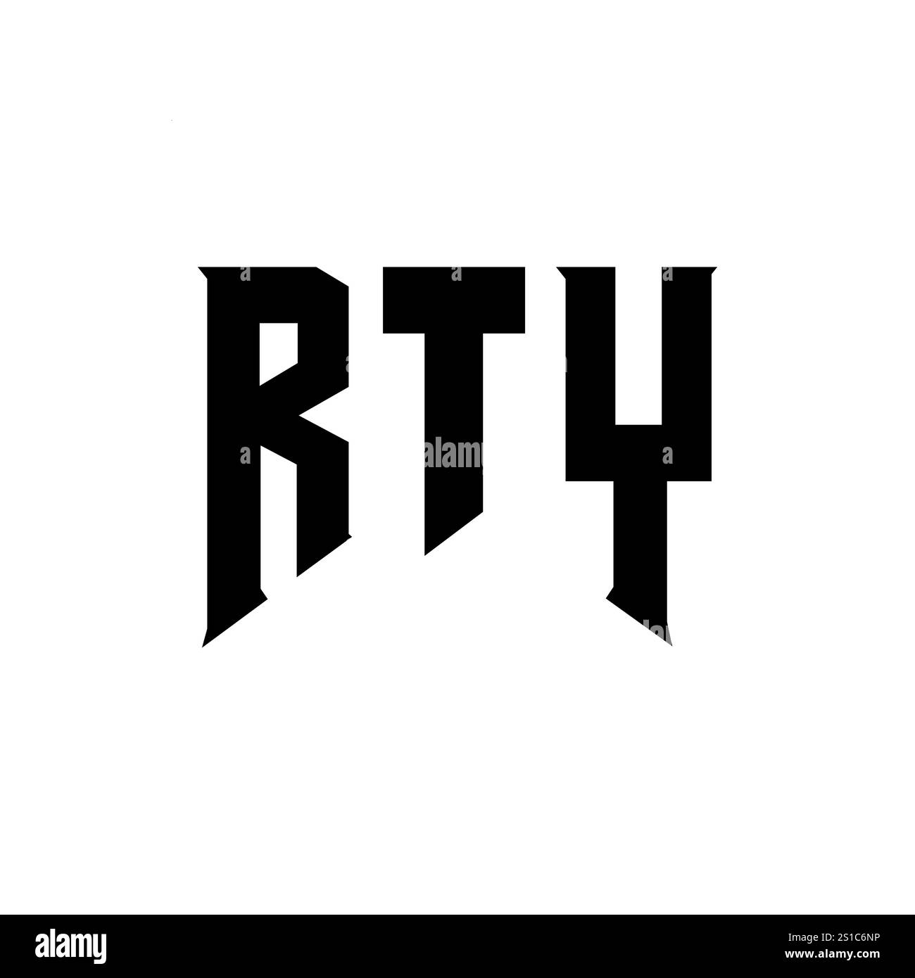 RTY letter logo design for technology company. RTY logo design black ...