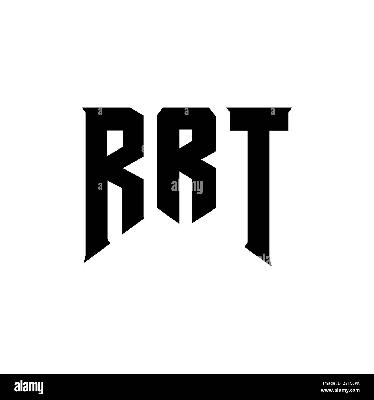 RRT letter logo design for technology company. RRT logo design black ...