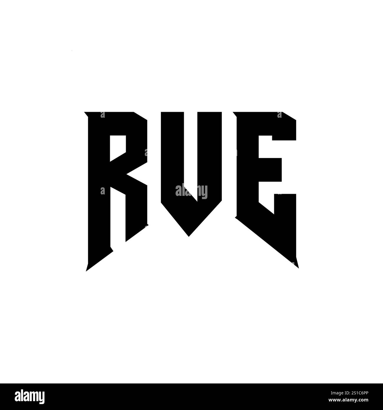 RVE letter logo design for technology company. RVE logo design black ...