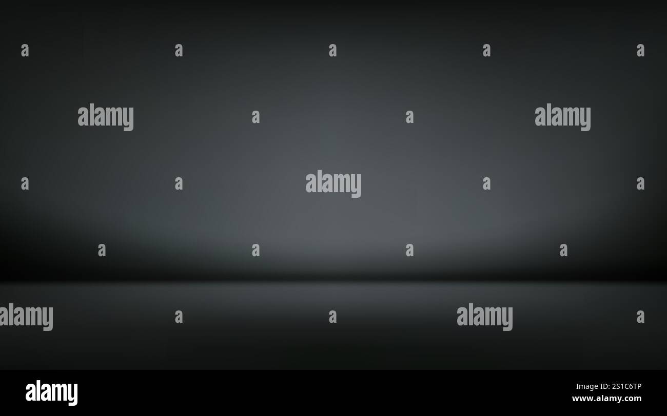 Black Aesthetic Minimalist Empty Photo Studio Room. Abstract Gradient ...