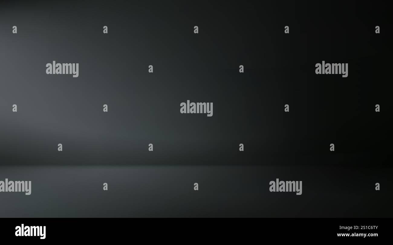 Black Aesthetic Minimalist Empty Photo Studio Room. Abstract Gradient ...