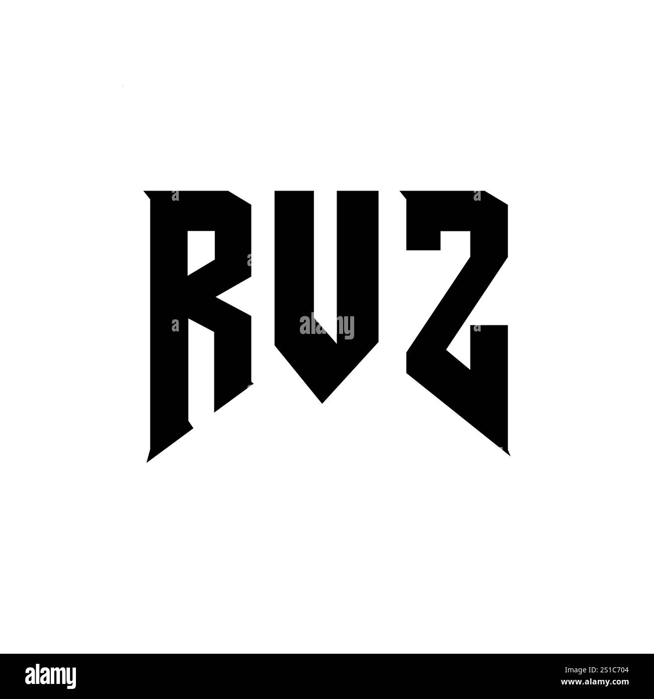 Rvz logo design hi-res stock photography and images - Alamy