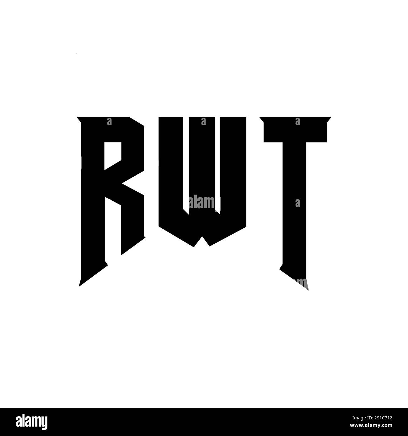 Rwt logo design hi-res stock photography and images - Alamy