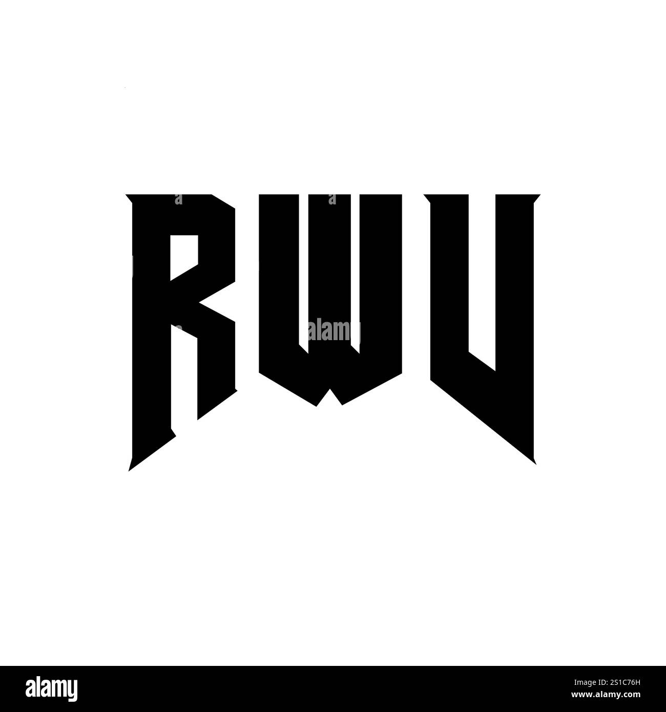 Rwv logo design hi-res stock photography and images - Alamy