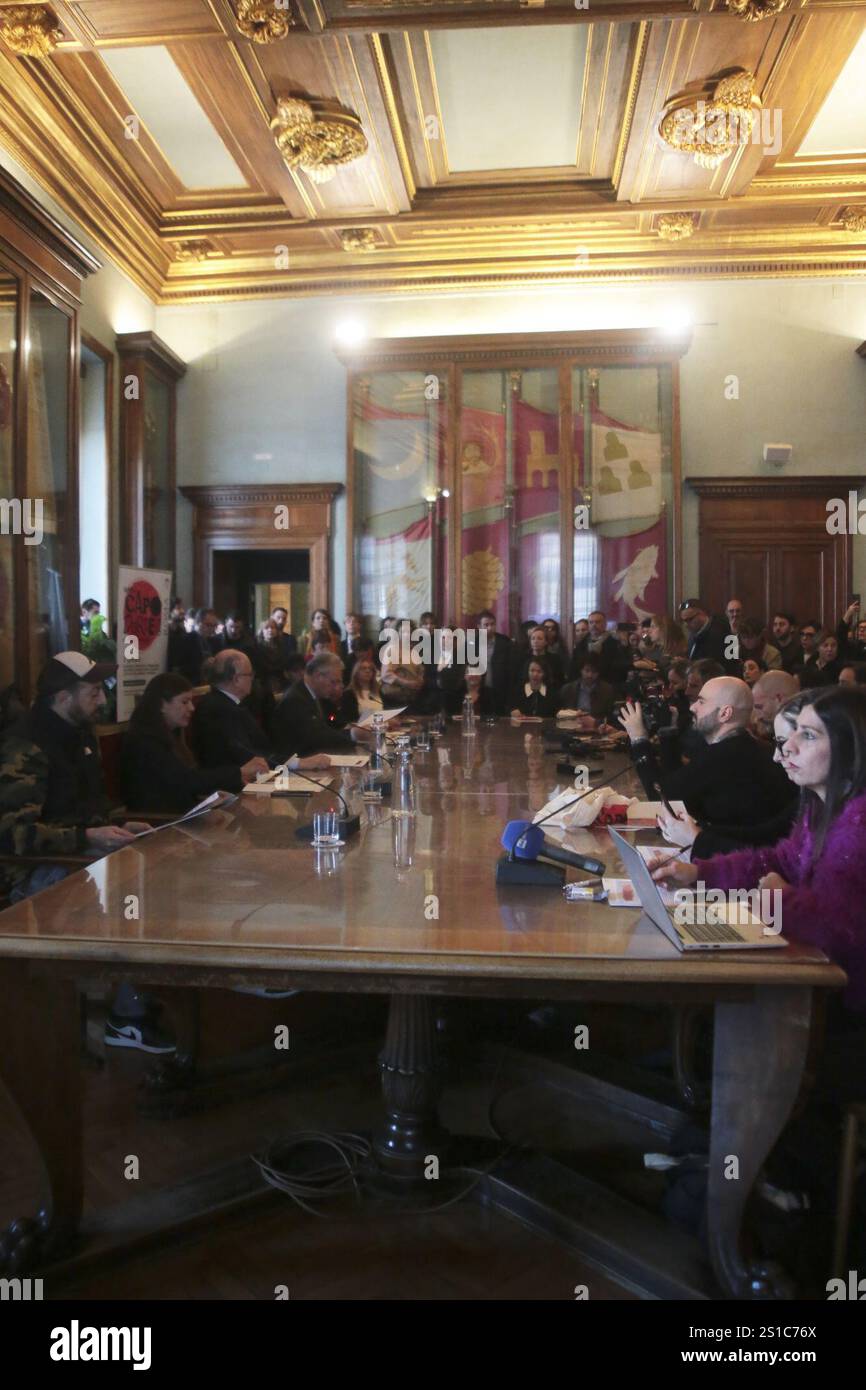 Rome, Lazio, Italy. 30th Dec, 2024. Capodarte press conference at the ...
