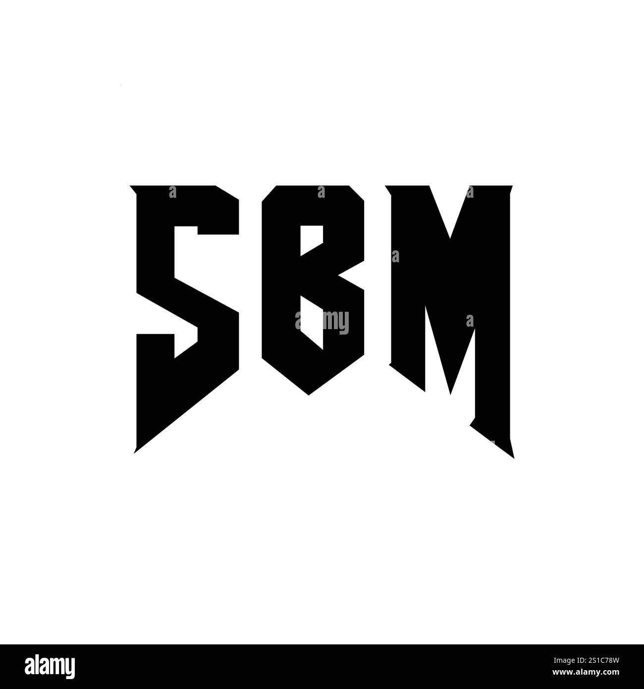 SBM letter logo design for technology company. SBM logo design black ...