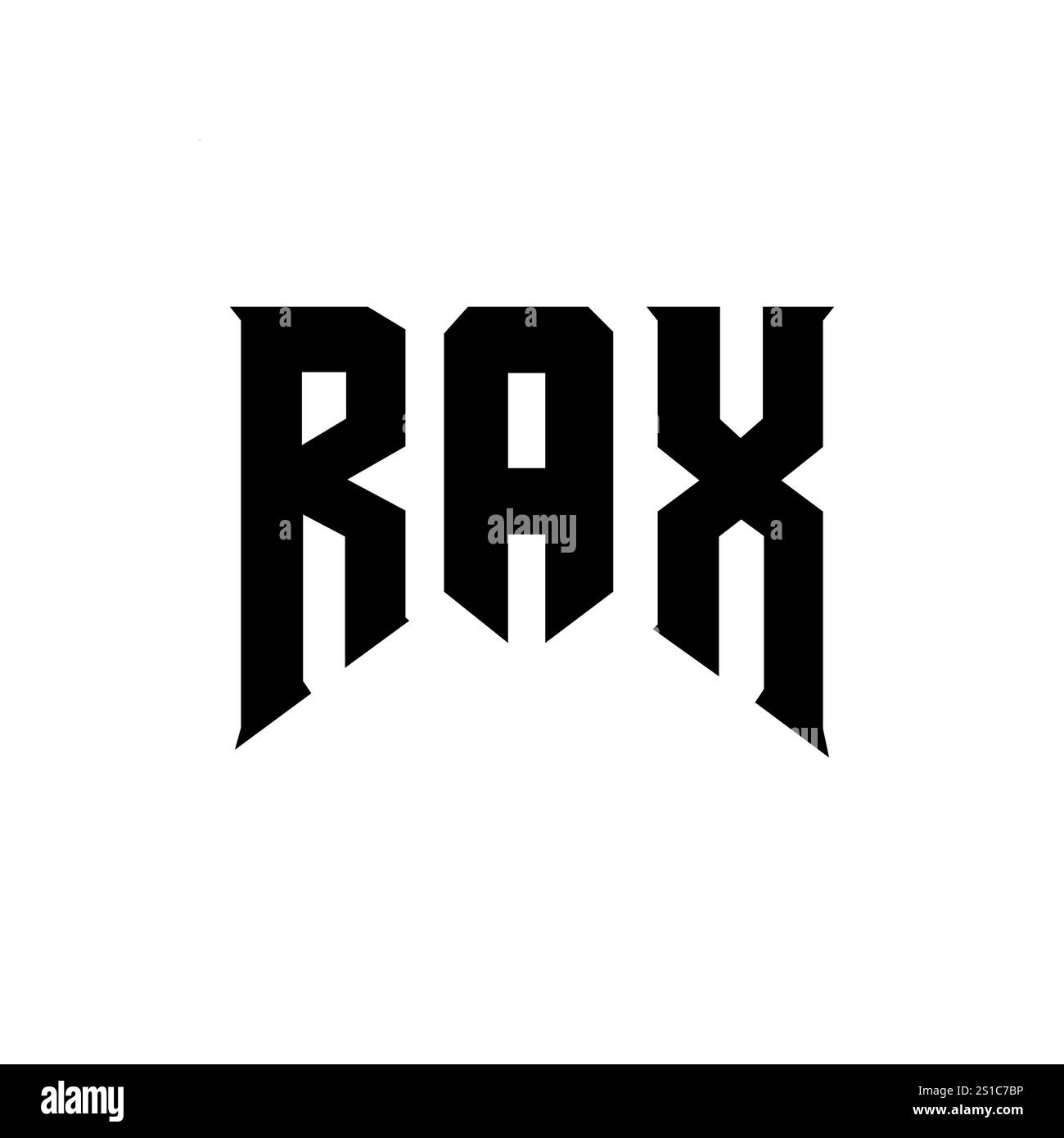 Rax logo design hi-res stock photography and images - Alamy