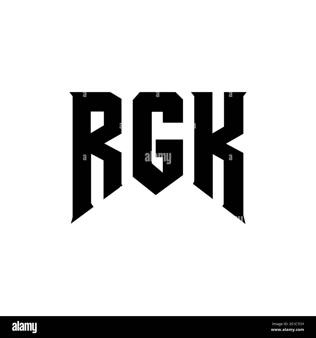 Rgk logo design hi-res stock photography and images - Alamy