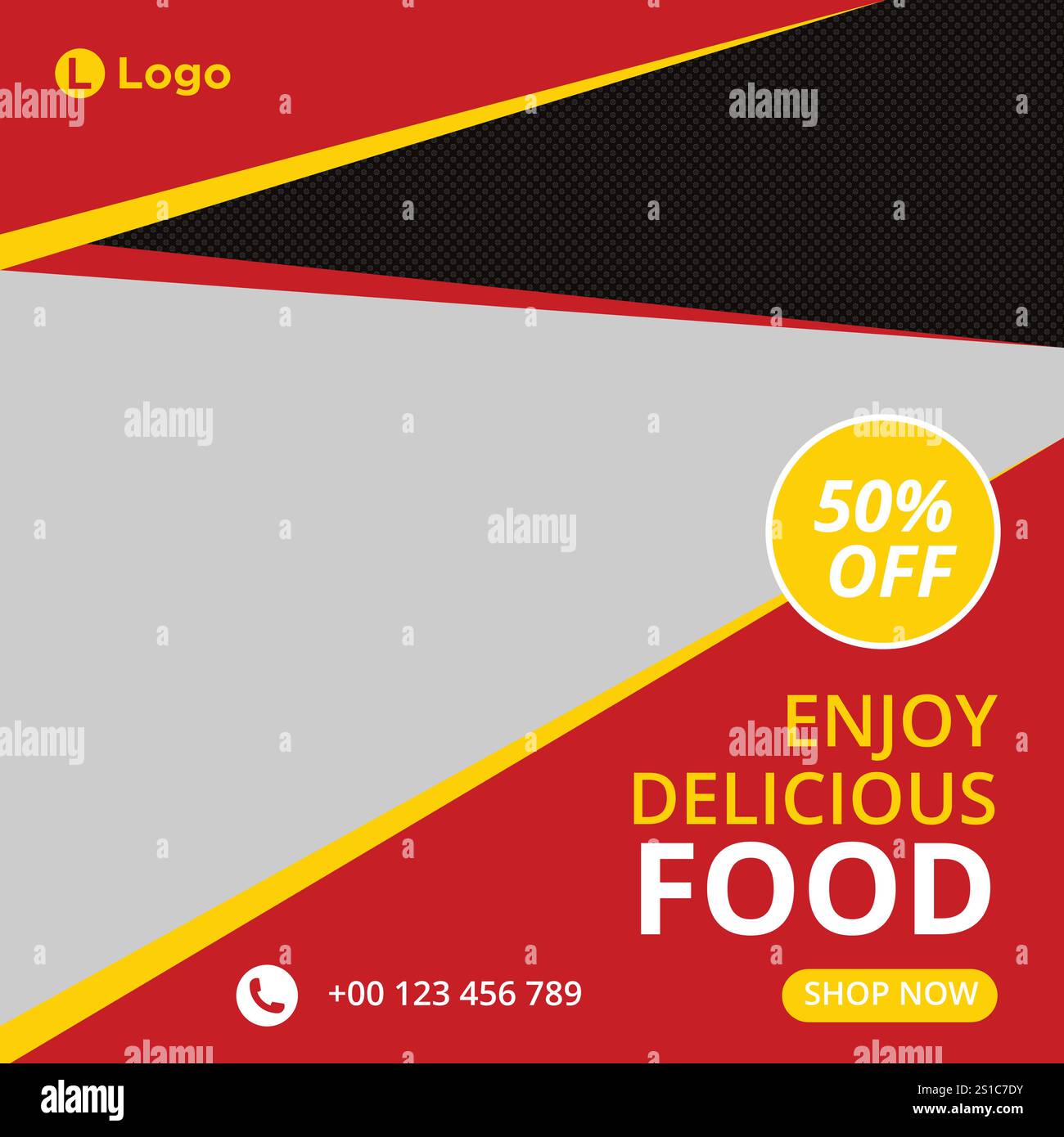 Food menu banner social media post. Editable social media templates for ...