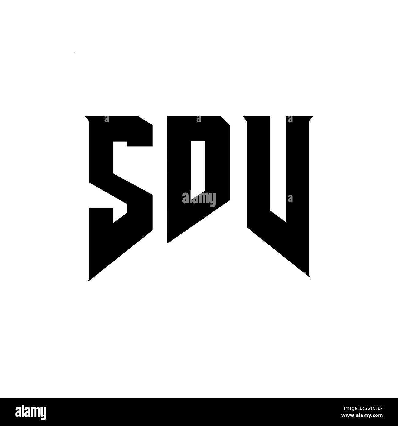 SDV letter logo design for technology company. SDV logo design black ...