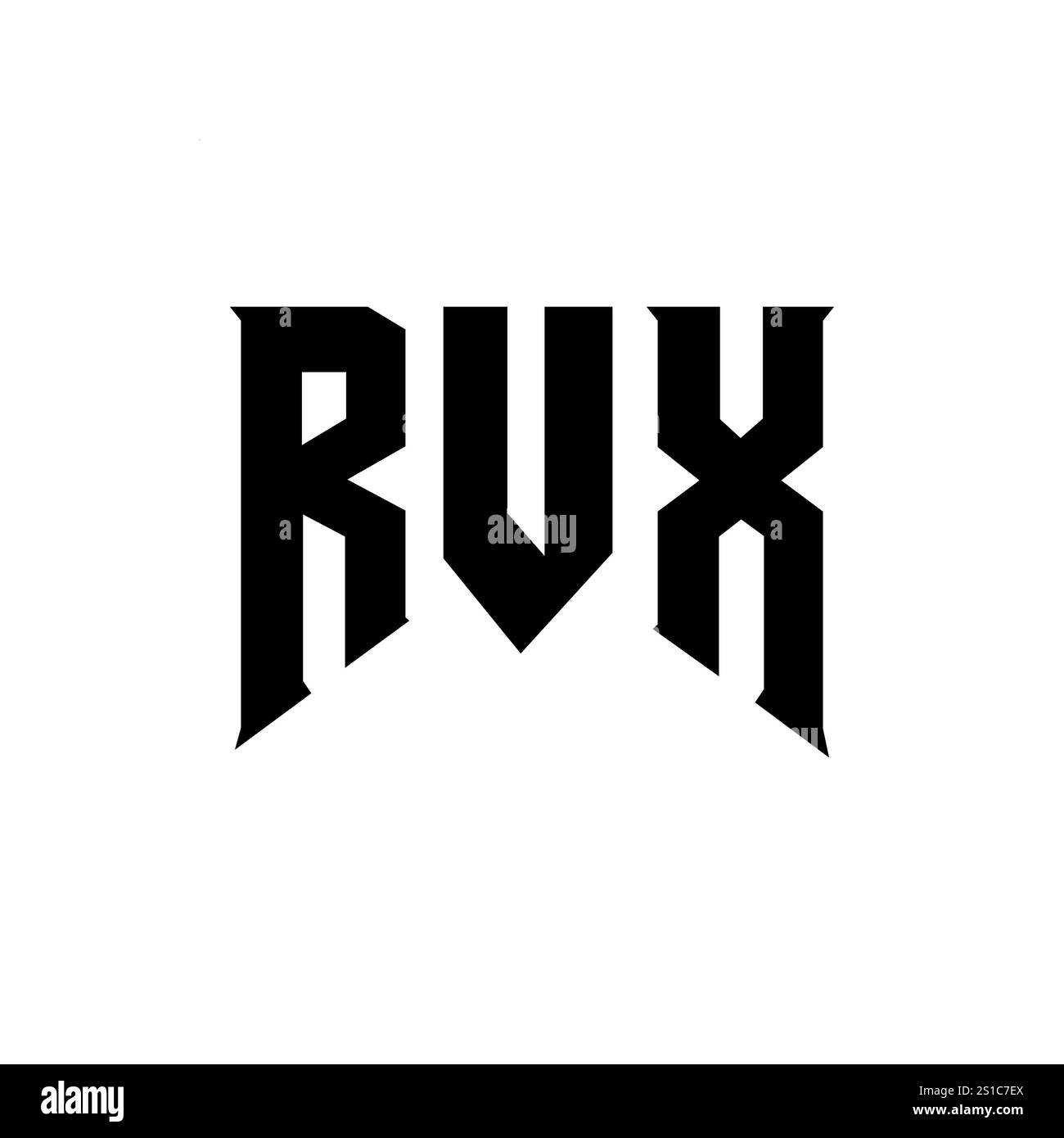 Rvx logo design Stock Vector Images - Alamy