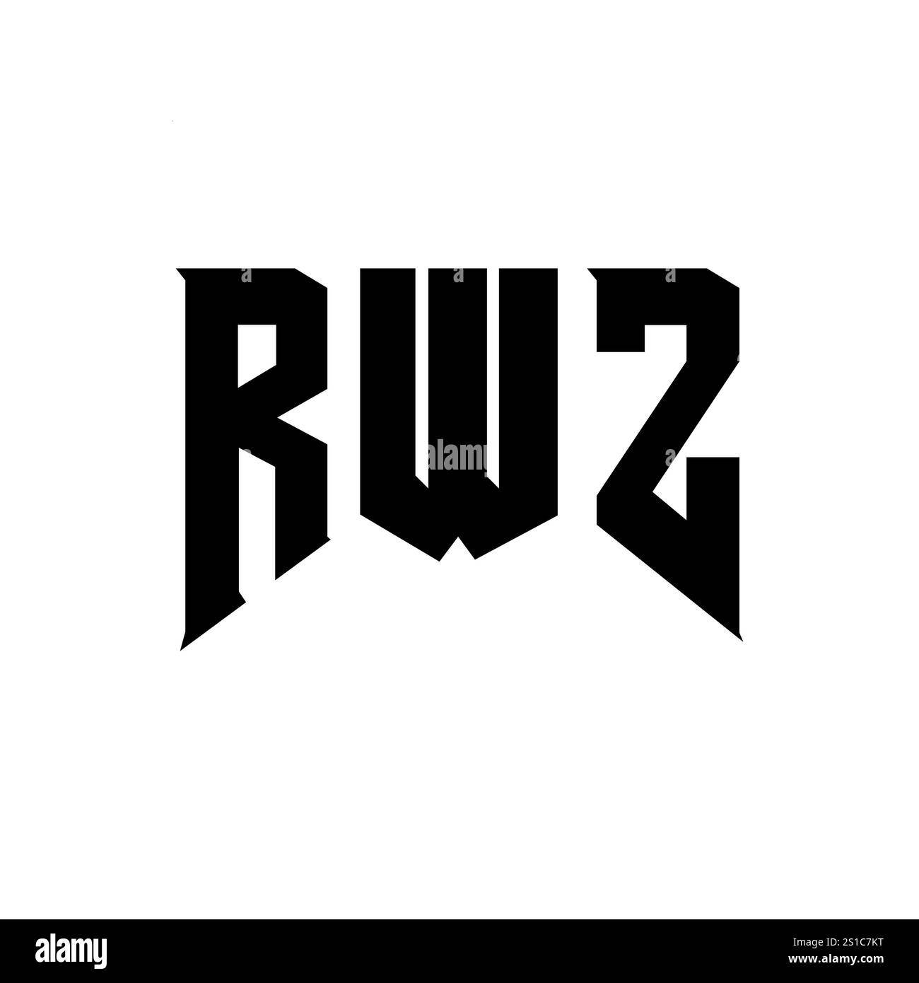 Rwz logo design hi-res stock photography and images - Alamy