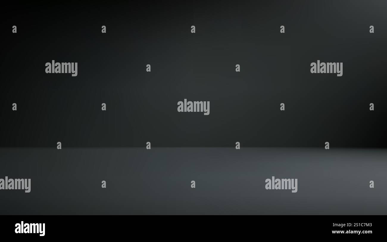 Black Aesthetic Minimalist Empty Photo Studio Room. Abstract Gradient ...