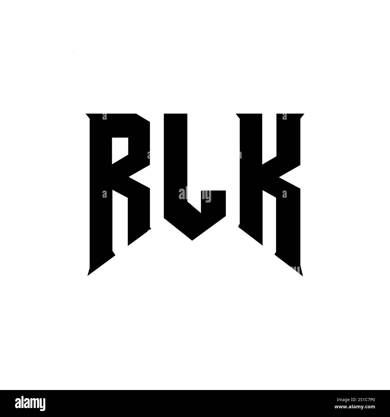 Rlk logo design hi-res stock photography and images - Alamy