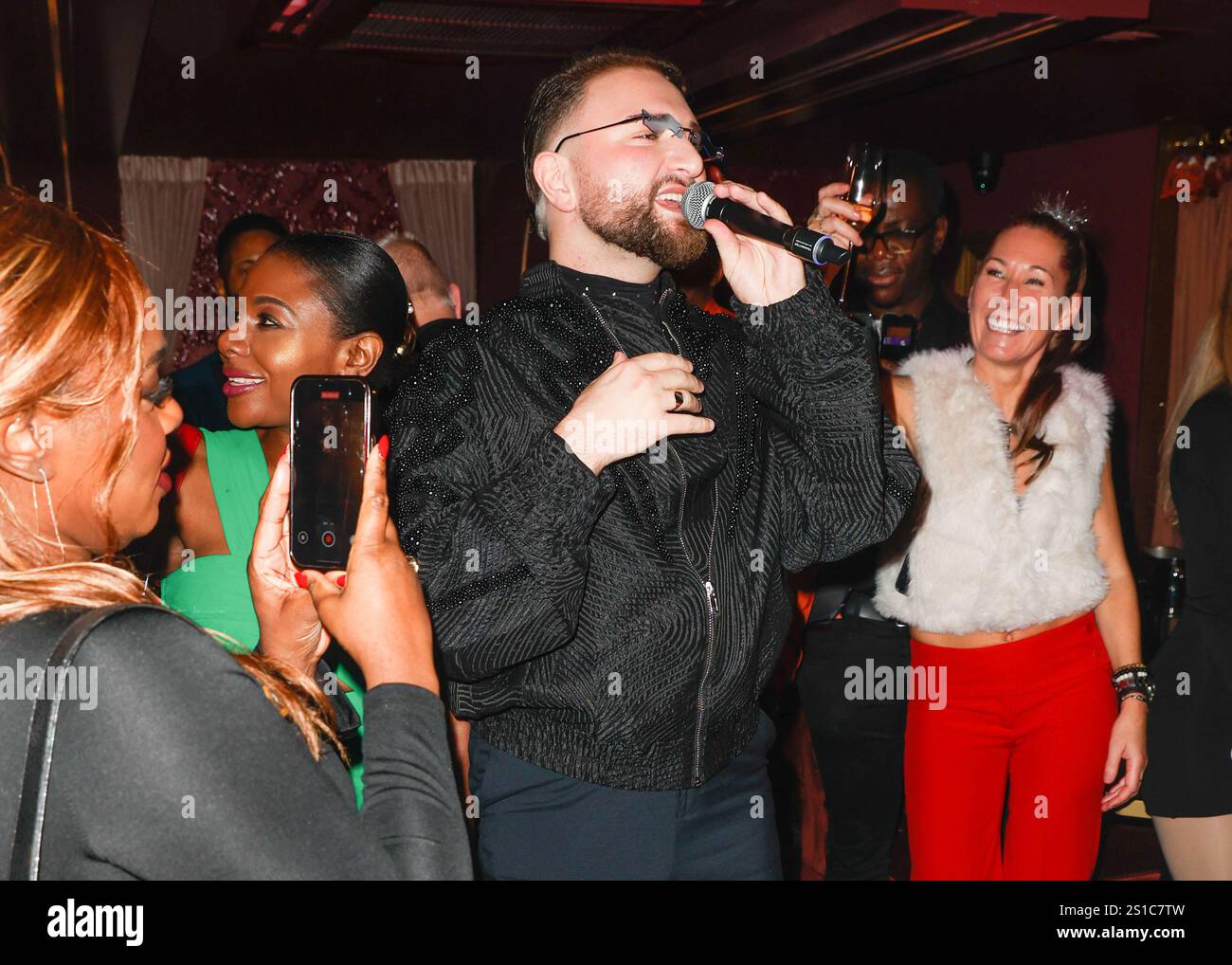 Anthony Hughes attends the Alan Enfield Christmas Party 2024 held at ...