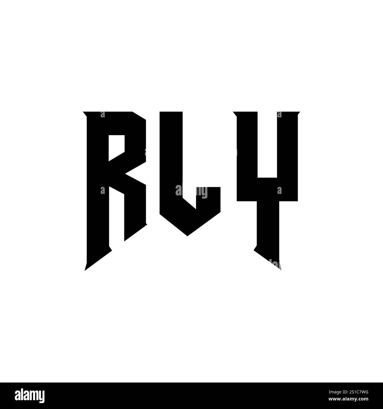 Rly logo design hi-res stock photography and images - Alamy