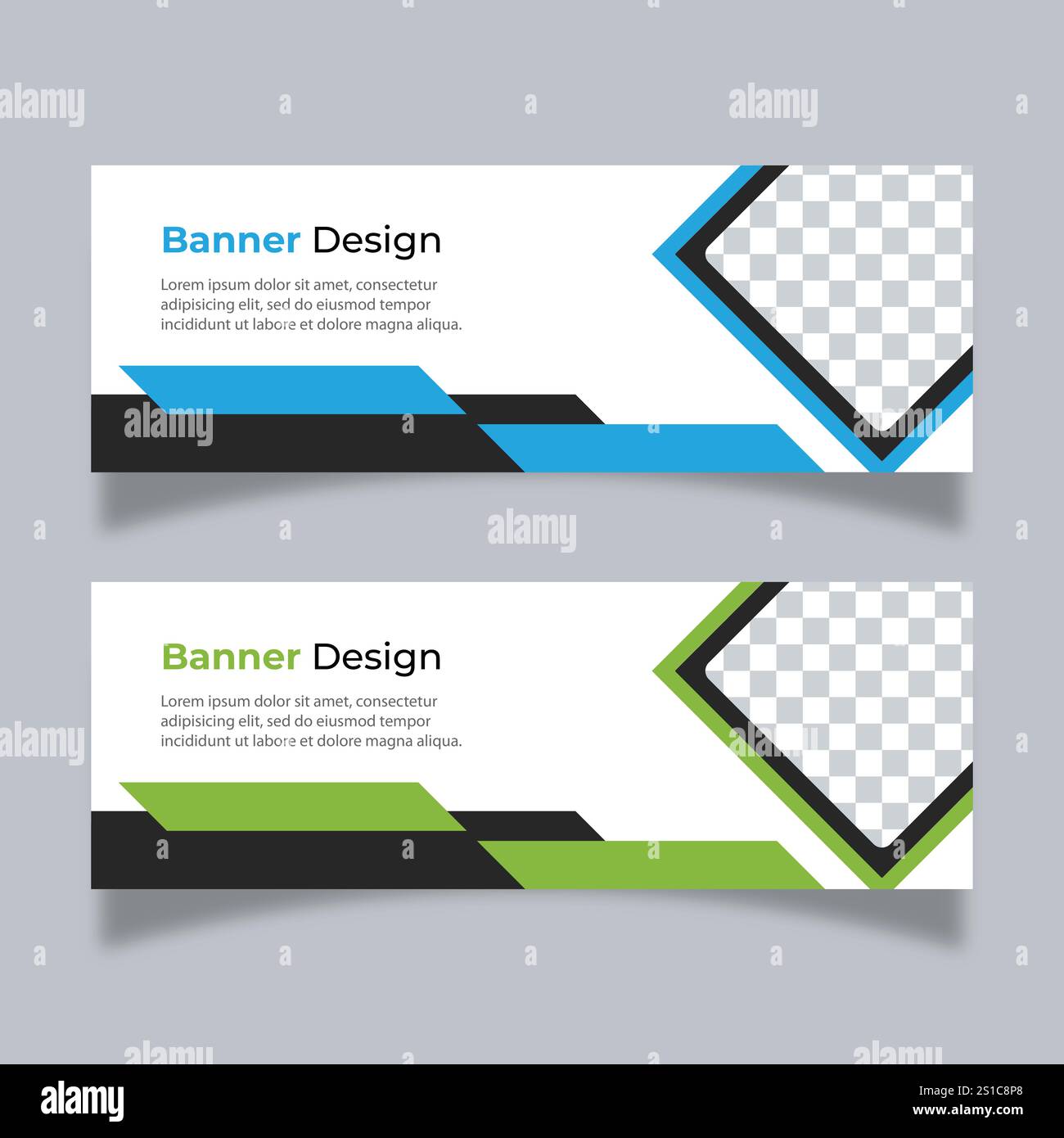 Vector Abstract banner modern web template - Vector Stock Vector Image ...