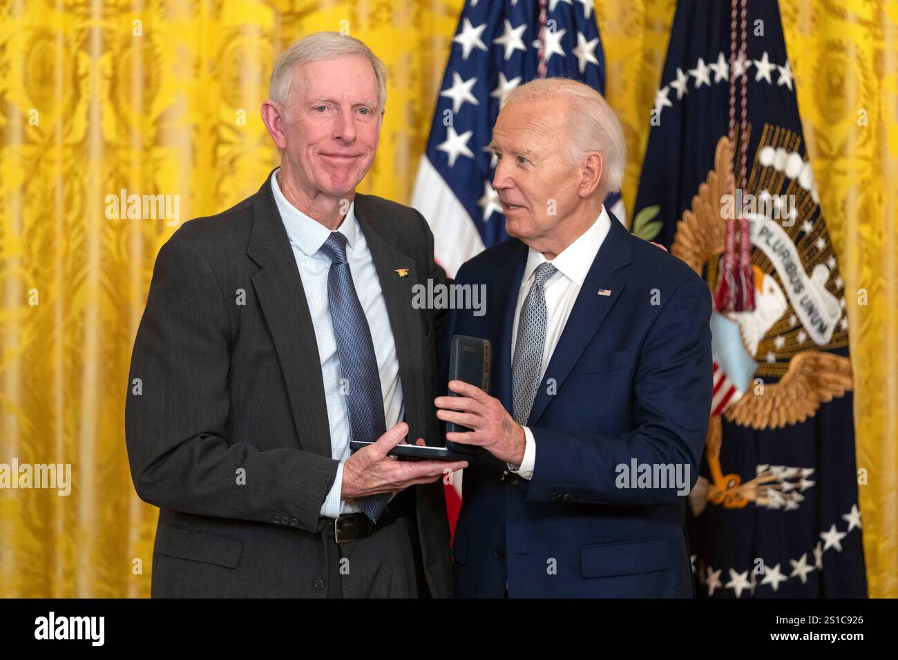 President Joe Biden awards the Presidential Citizens Medal to Frank ...