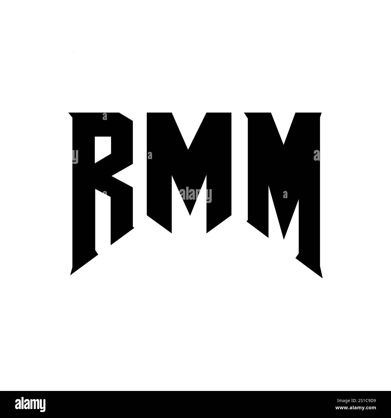 RMM letter logo design for technology company. RMM logo design black ...