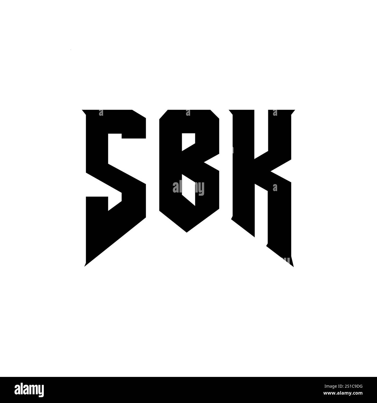 Sbk logo design Stock Vector Images - Alamy