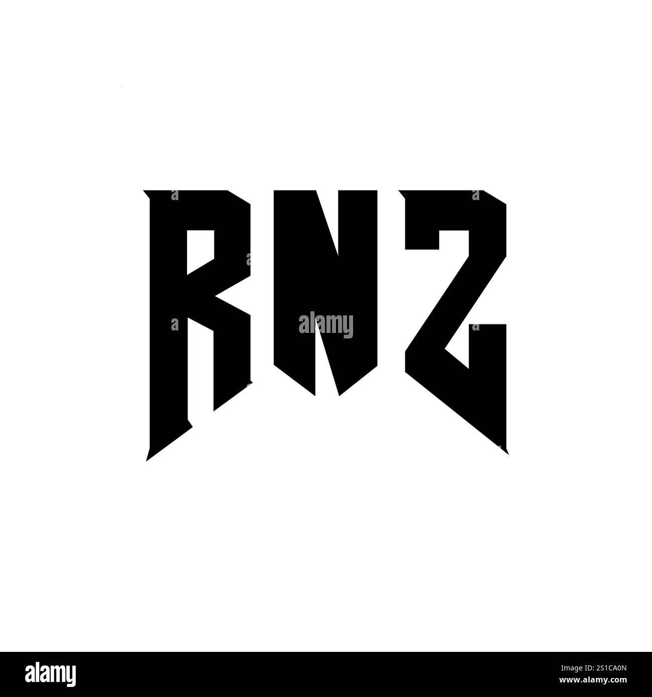 Rnz logo design hi-res stock photography and images - Alamy