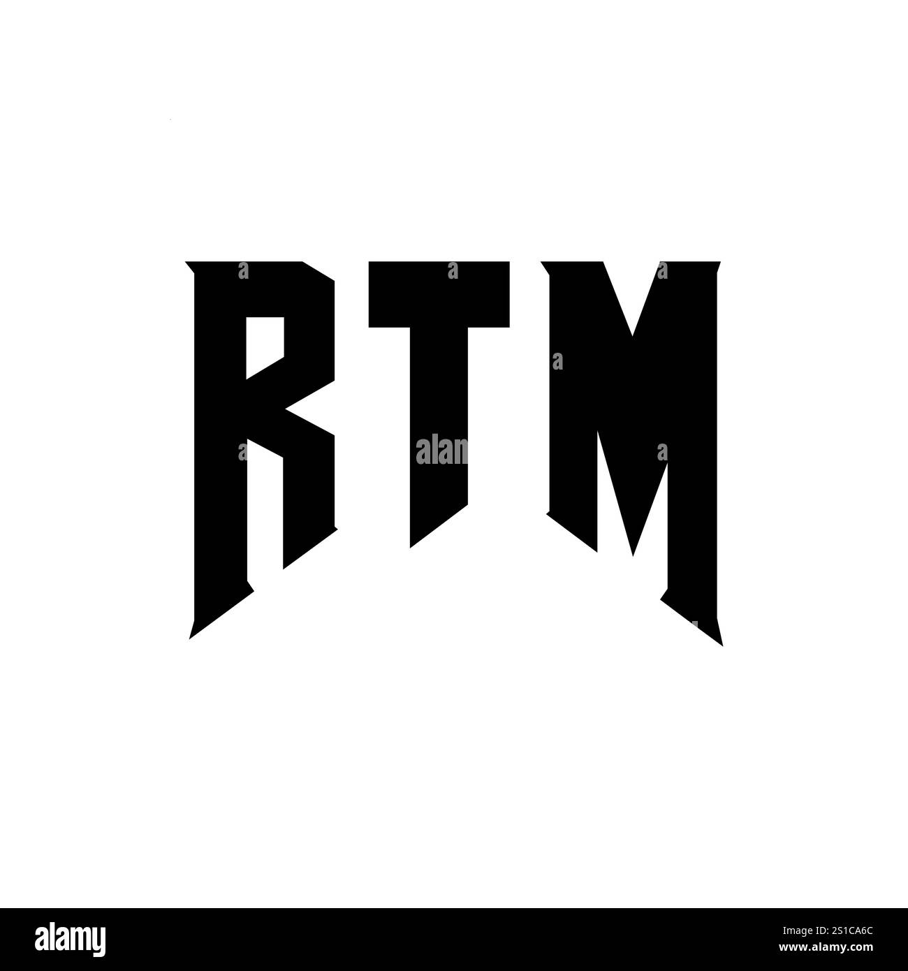 RTM letter logo design for technology company. RTM logo design black ...