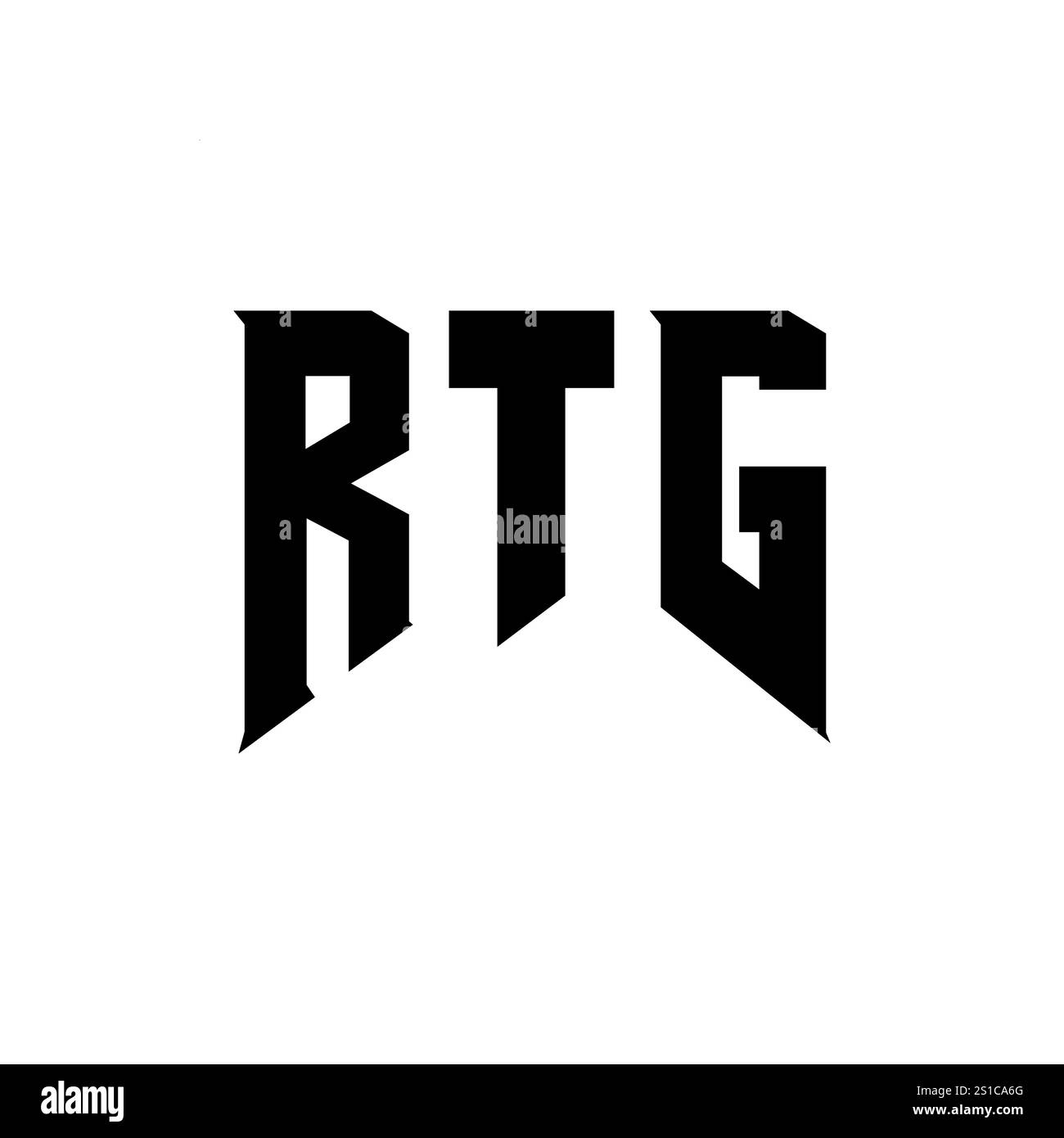 RTG letter logo design for technology company. RTG logo design black ...
