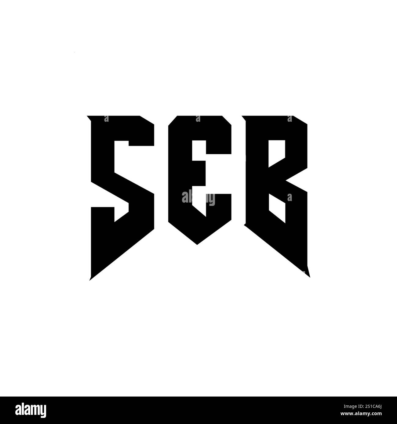 SEB letter logo design for technology company. SEB logo design black ...