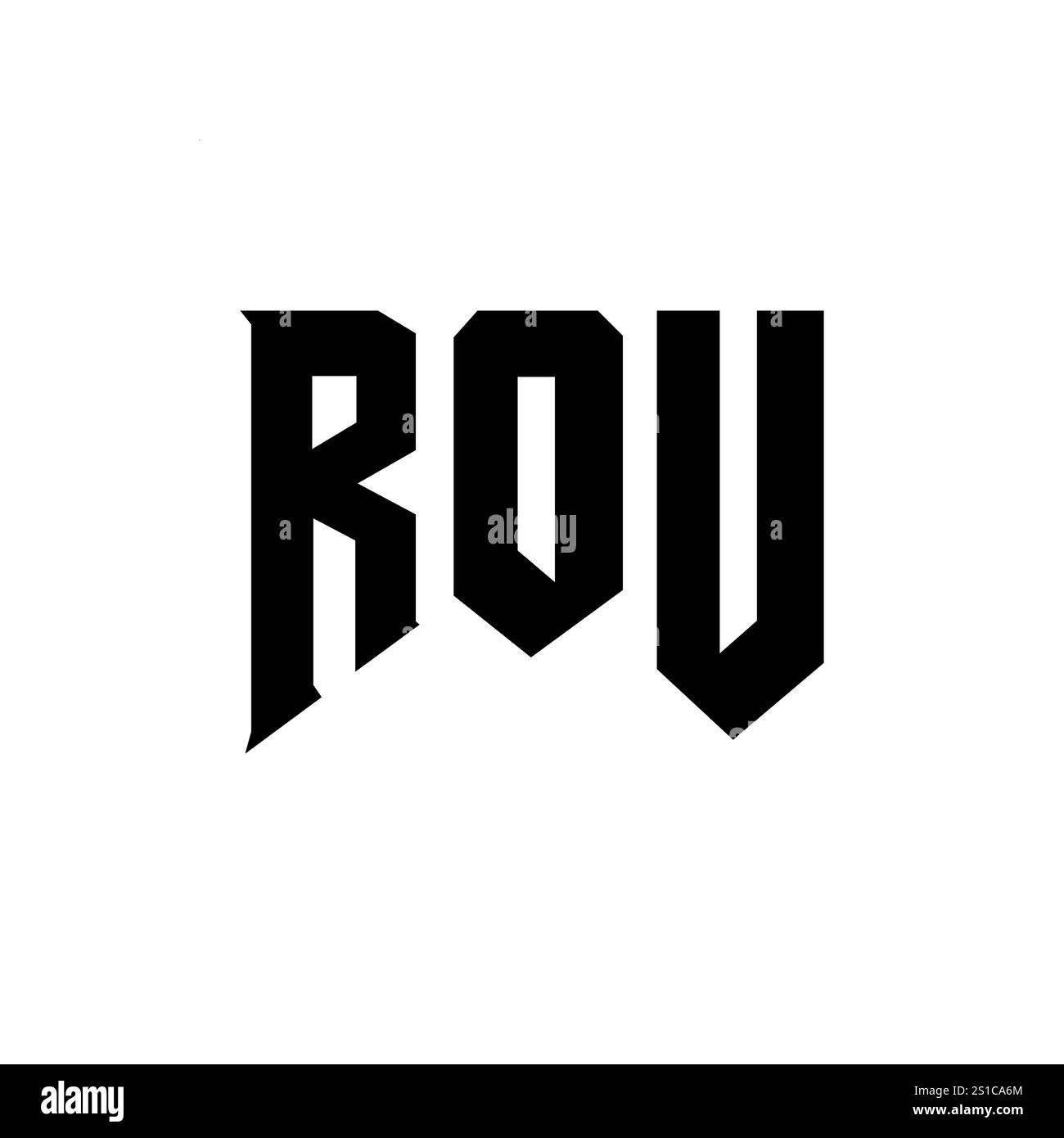 Rou logo design Stock Vector Images - Alamy