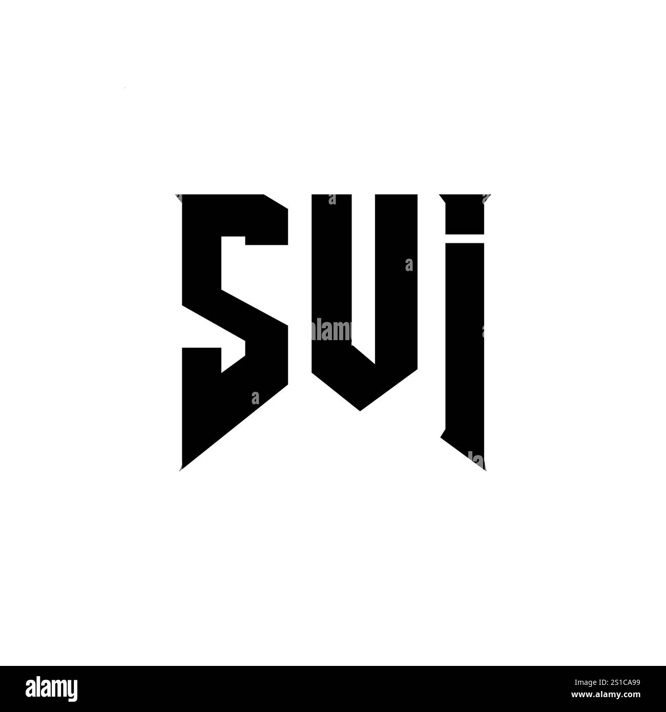 SUI letter logo design for technology company. SUI logo design black ...