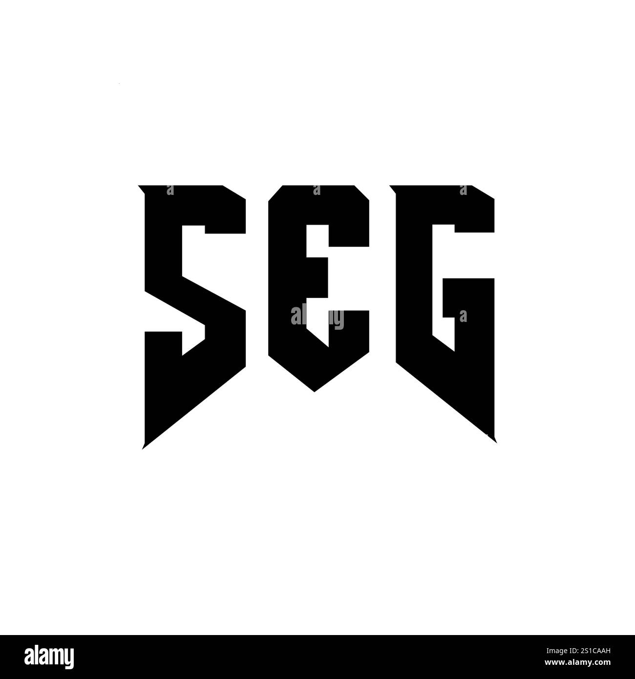 SEG letter logo design for technology company. SEG logo design black ...