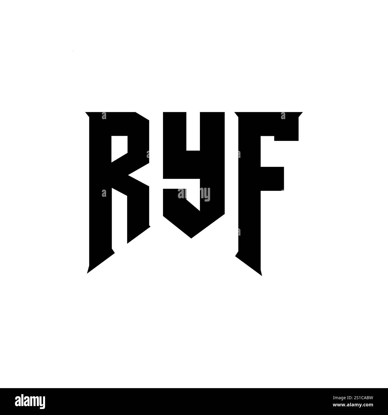 Ryf logo design hi-res stock photography and images - Alamy