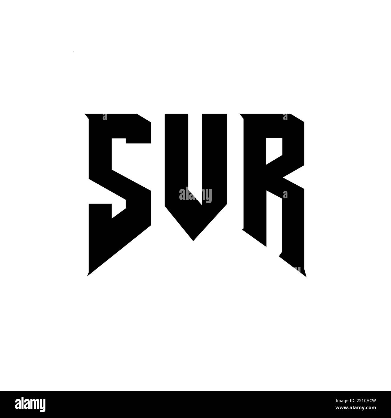 SVR letter logo design for technology company. SVR logo design black ...