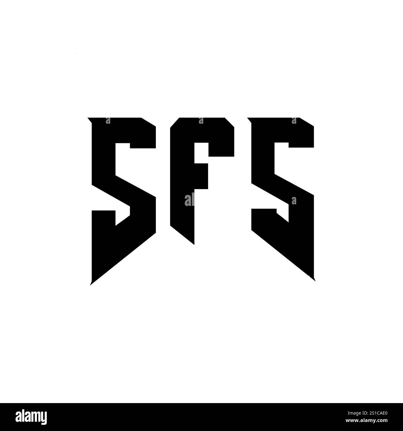 SFS letter logo design for technology company. SFS logo design black ...
