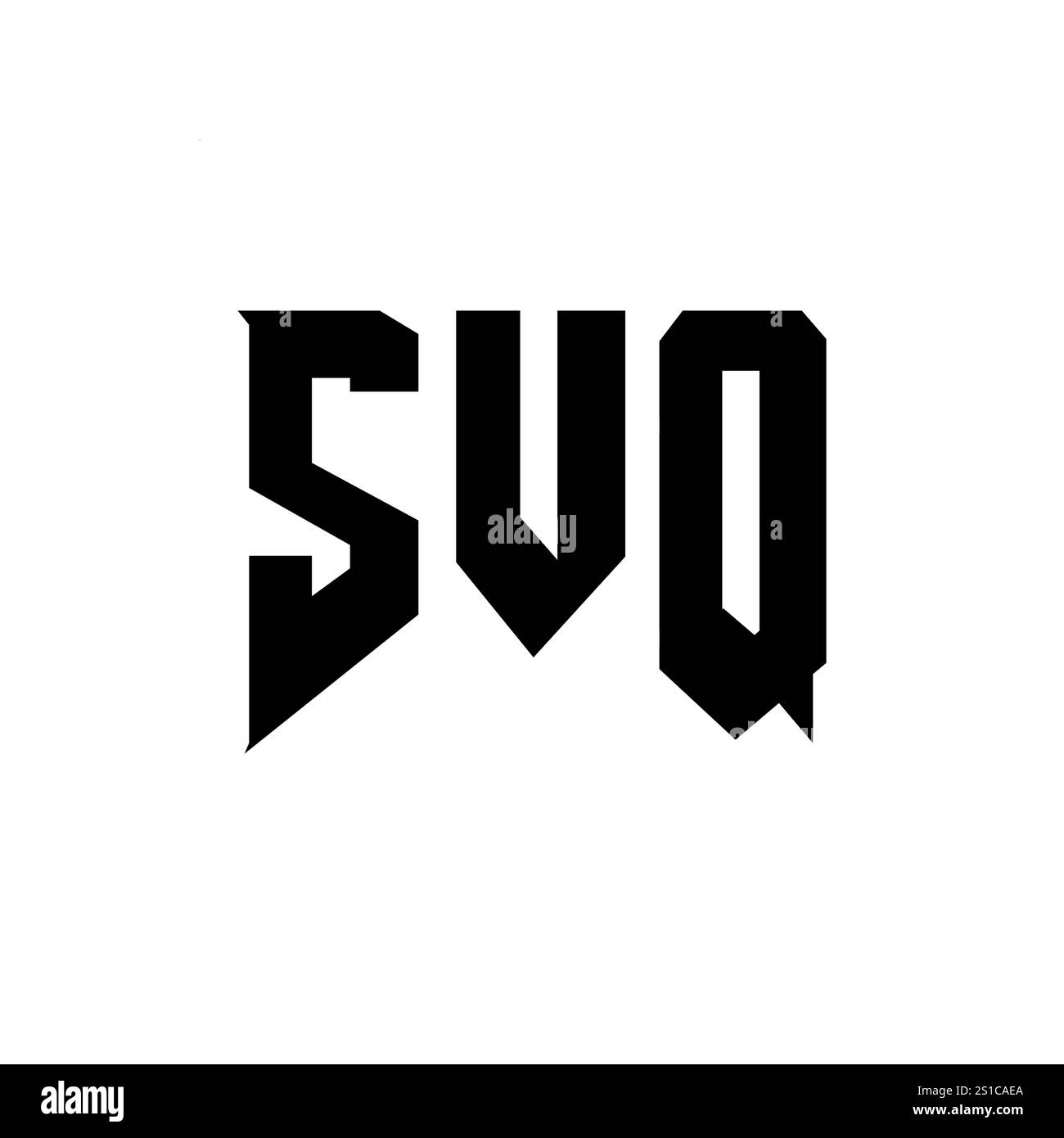 SVQ letter logo design for technology company. SVQ logo design black ...