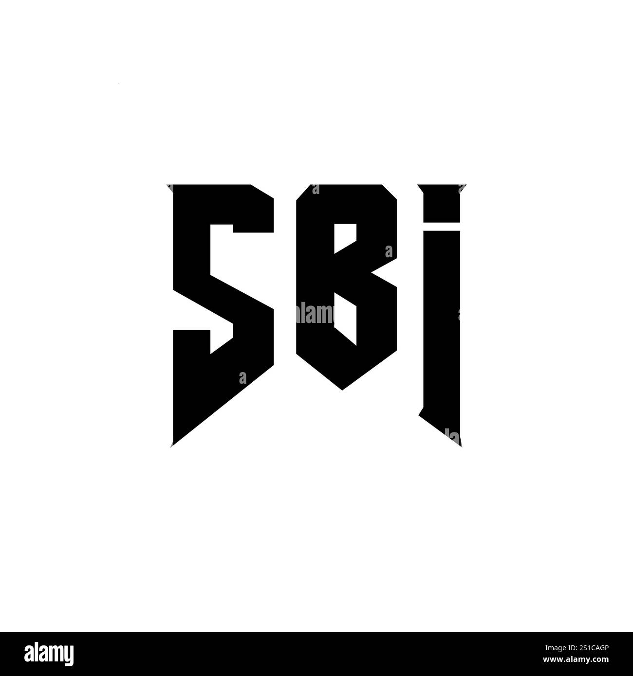 SBI letter logo design for technology company. SBI logo design black ...