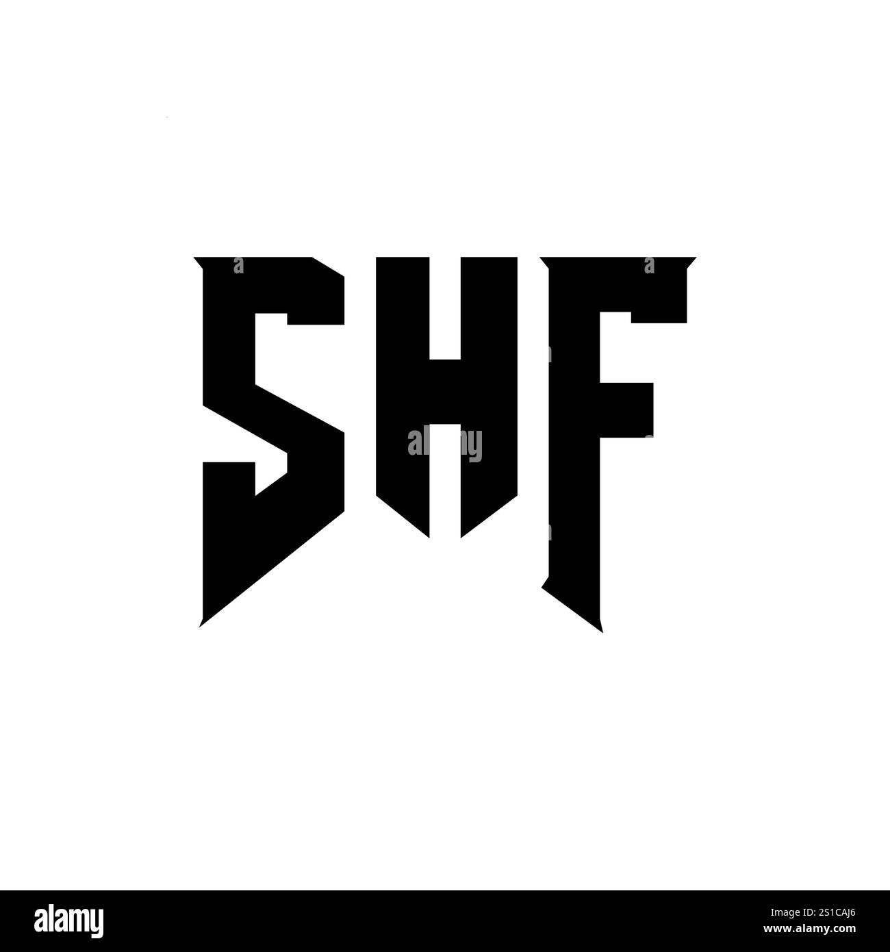 SHF letter logo design for technology company. SHF logo design black ...
